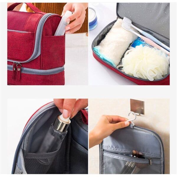 Waterproof Travel Toiletry Organizer Bag Packnrun